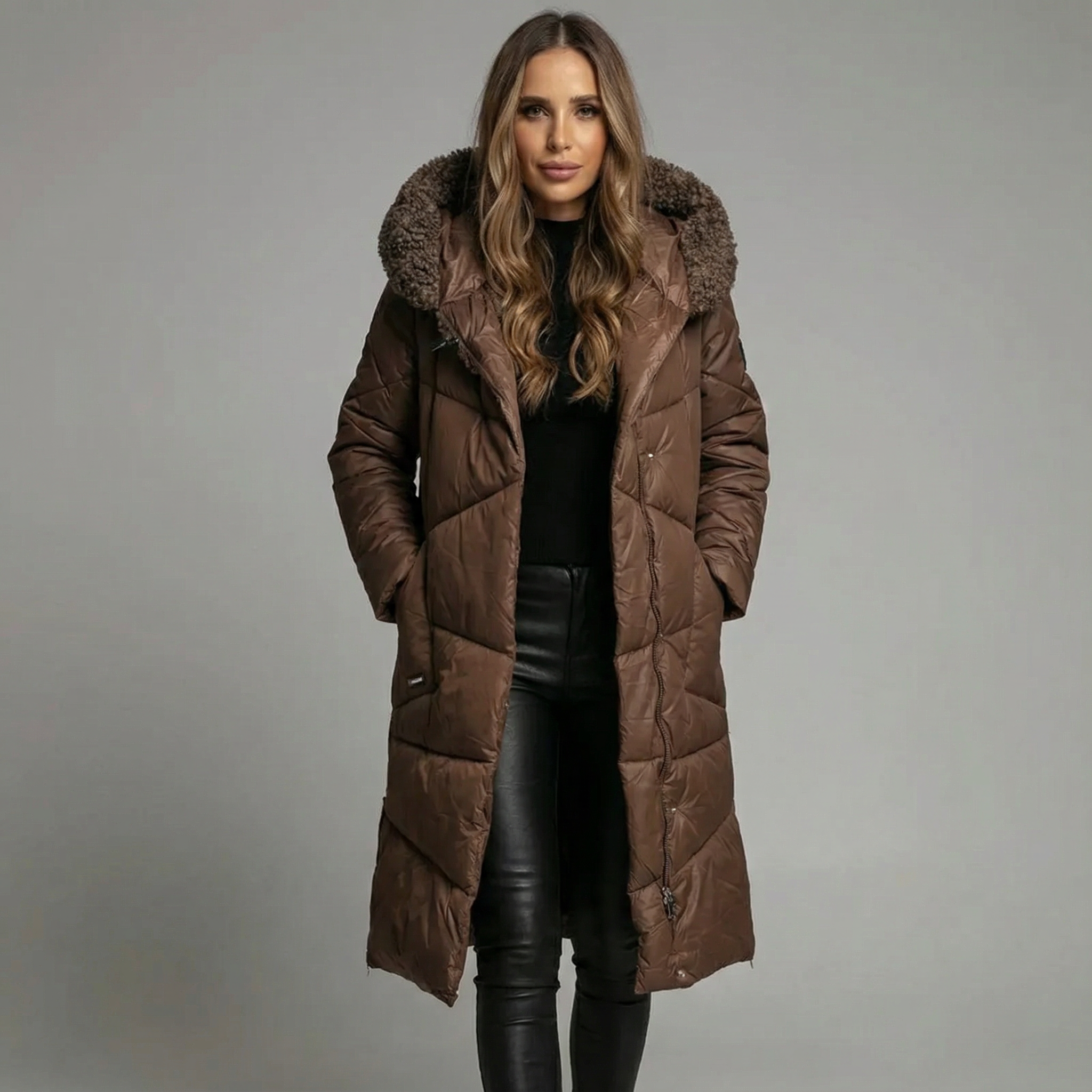 NAOMI | Insulated Long Cut Winter Coat – Amélie & Claire